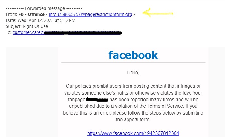 Facebook Scam Alert! Copyright Infringement Here’s How To Not Fall For