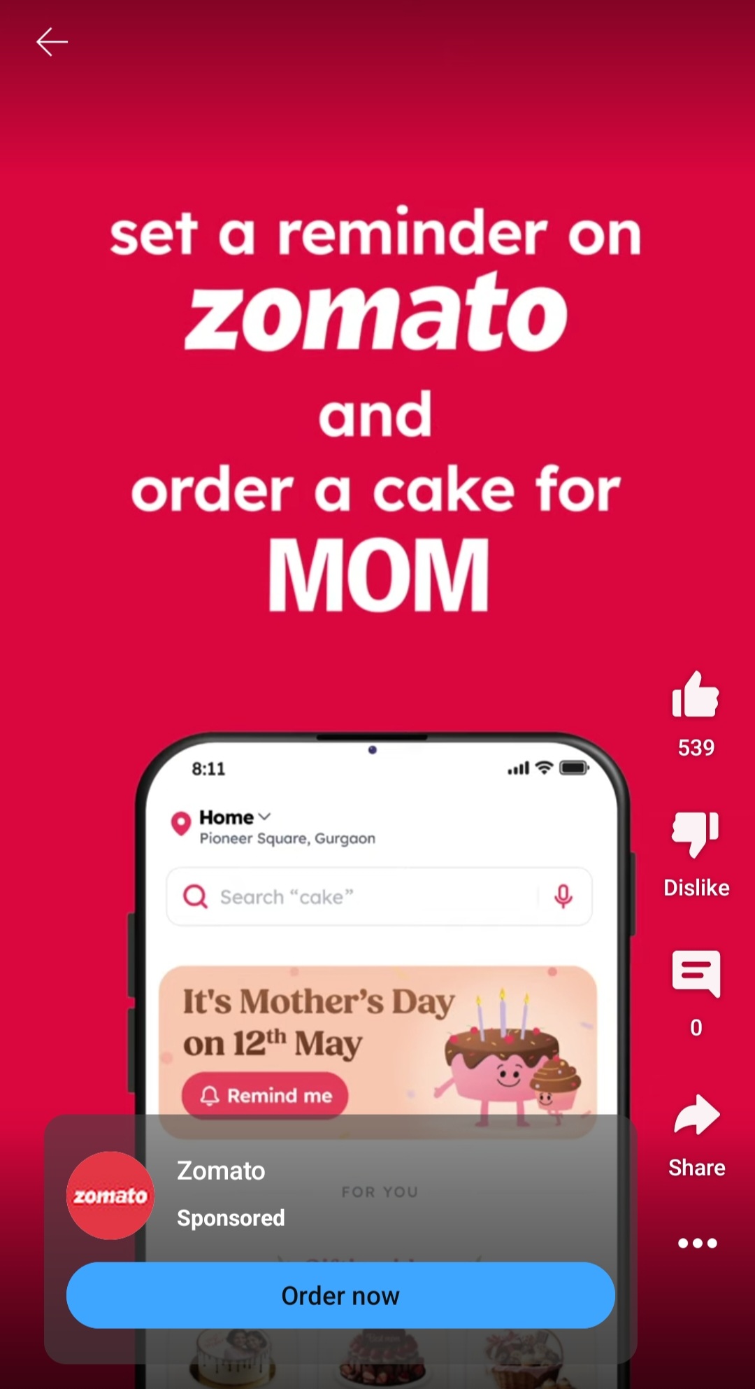 Zomato’s Mother’s Day Marketing Strategy: Case Study 2024