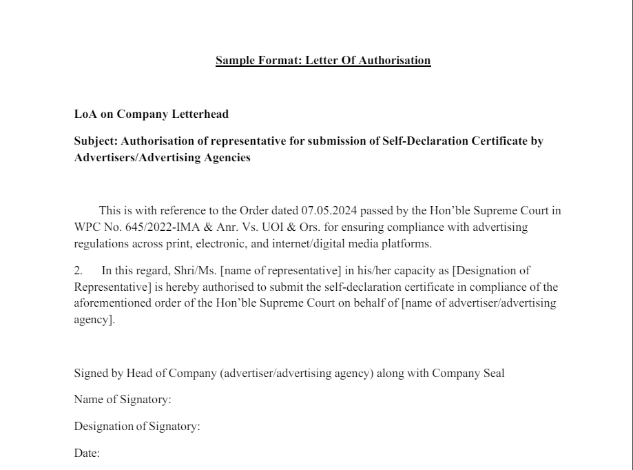 New Self-Declaration Certificate for Ads in 2024: Advertisers Alert!